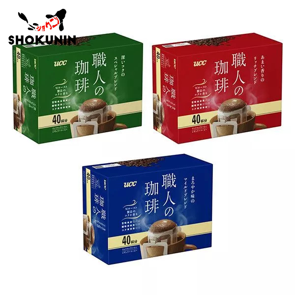 UCC Craftsman's Shokunin Drip Coffee Mild / Rich / Special Blend 40 servings | Shopee Singapore