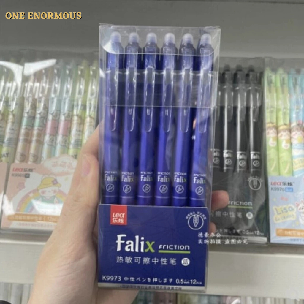 ⭐SG Stock⭐ LEX Retractable Erasable Pen (Box of 12) Press Friction Gift ...
