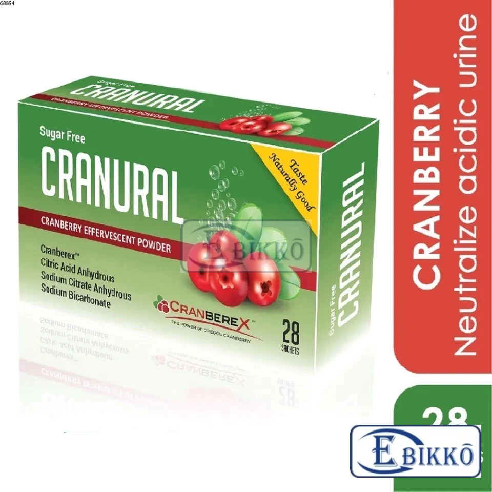 Cranural Cranberry Effervescent Powder (28's x 3g) | Shopee Singapore