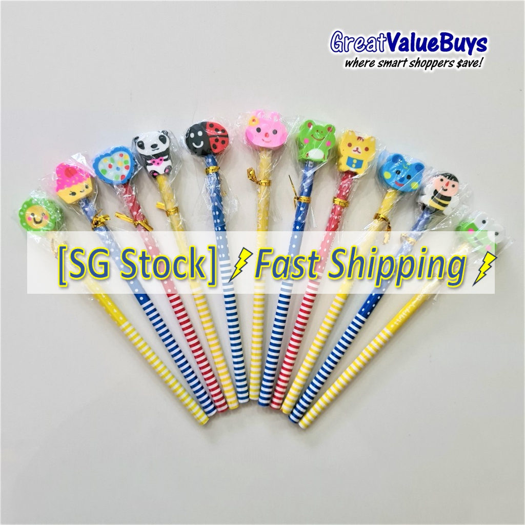 Kids goodie bag toy Children birthday Children's Pencil with Cute ...