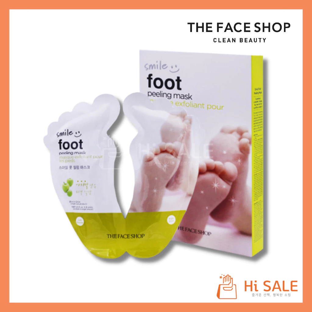 THE FACE SHOP Smile Foot Peeling Mask 20ml*2ea | Shopee Singapore