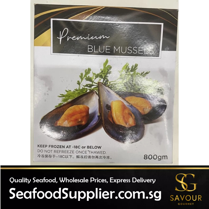 Premium Half Shell Mussel (800gm) (Savour Gourmet) | Shopee Singapore