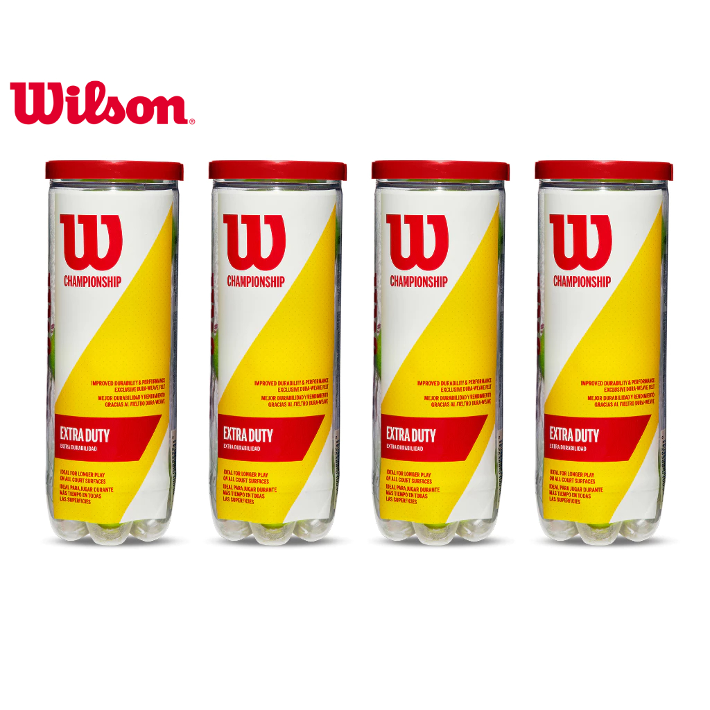 [BUY 4 CANS AT PRICE OF 3] Wilson Championship Extra Duty Tennis Balls ...