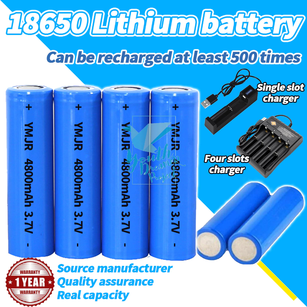 💥Wholesale💥4800mAh 18650 Battery Lithium Li-ion Rechargeable Battery ...