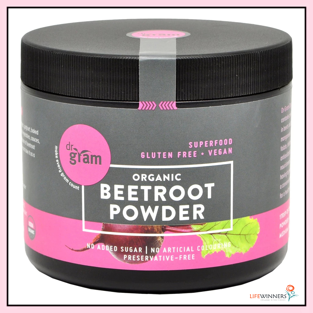 Dr Gram Organic Beetroot Powder (Vegan, Gluten free) (Exp:31/01/2027 ...