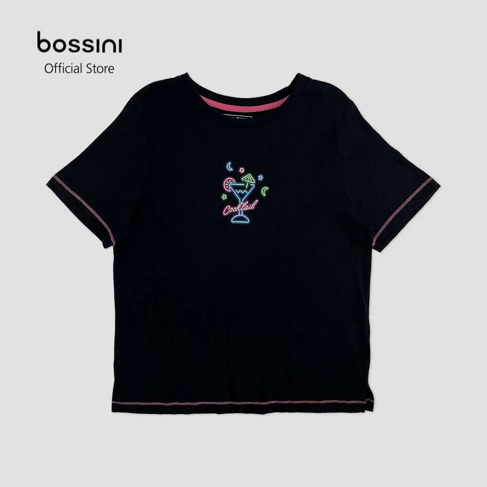 bossini Women's Graphic T-Shirt - Neon Lights | Shopee Singapore