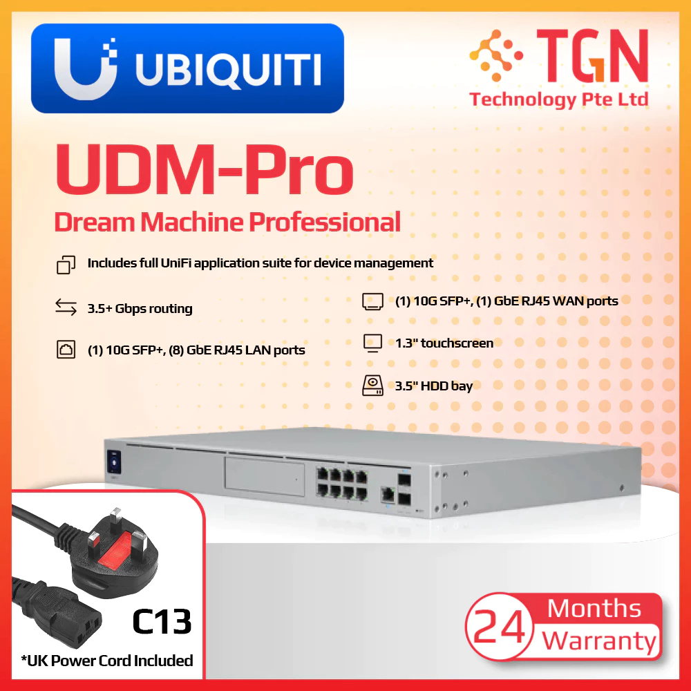 Ubiquiti UDM-Pro *Full 24 months local SG support & warranty* UniFi ...