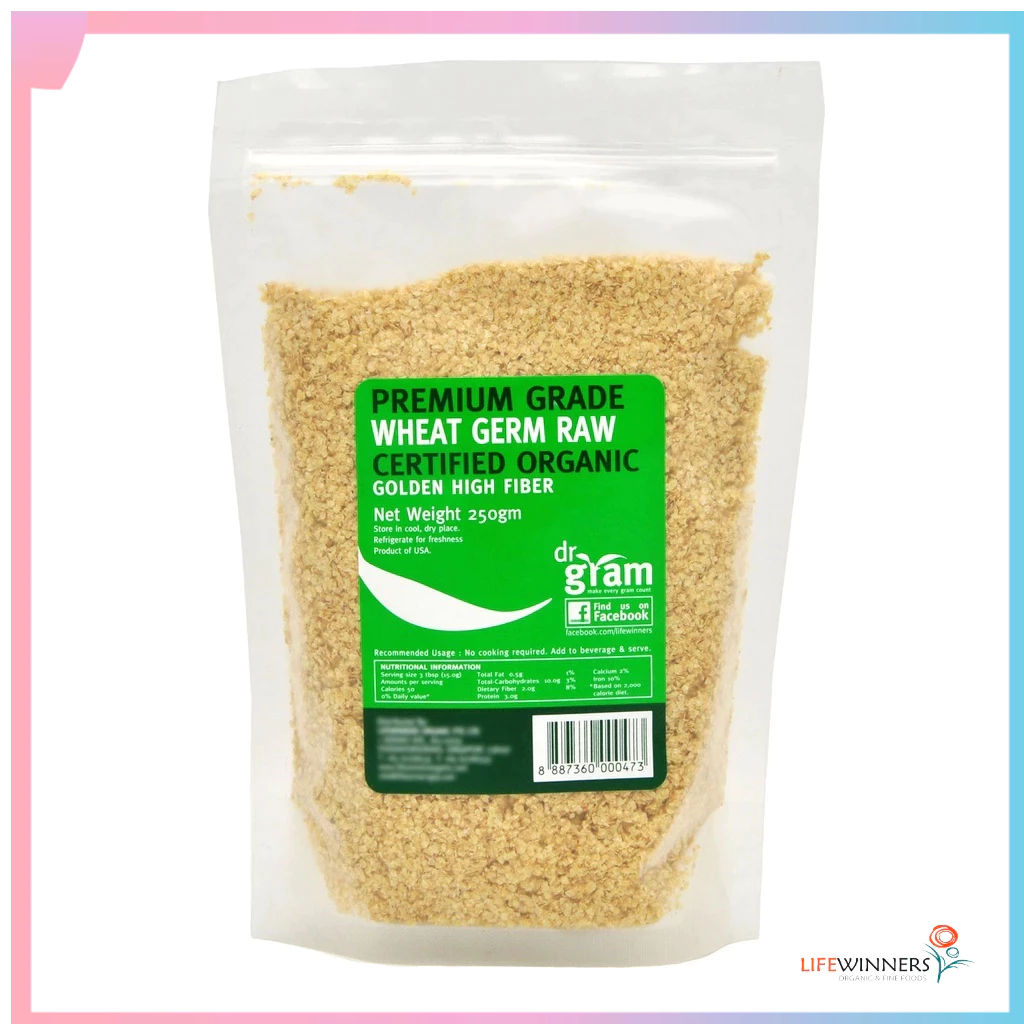 Dr Gram Natural Raw Wheat Germ 250g (Exp: 28/05/2026) | Shopee Singapore