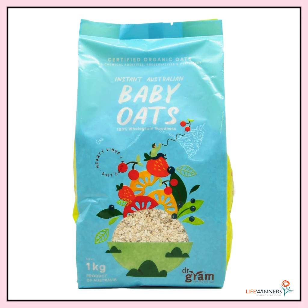 Dr Gram Organic Instant Baby Oat 1kg | Shopee Singapore