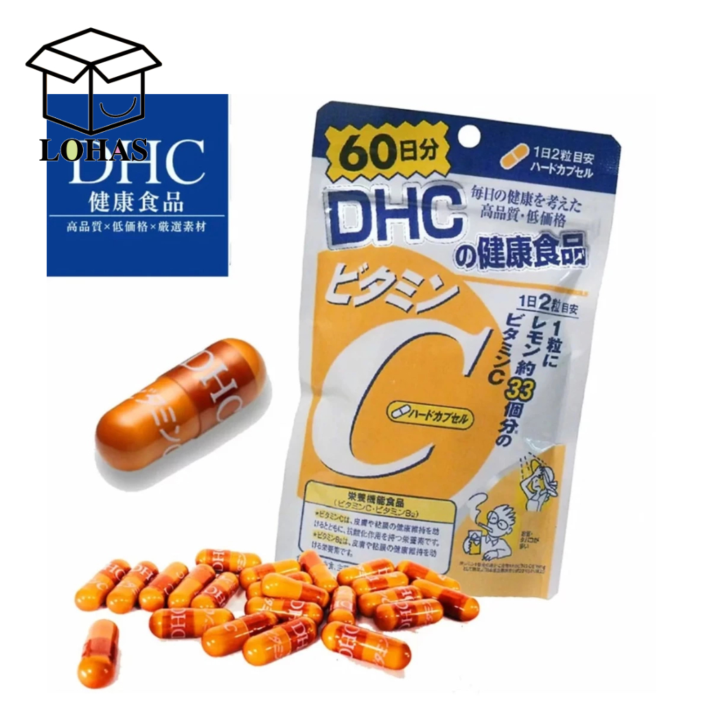 Japan DHC Vitamin C 60 days Vit C Health Supplement 120 tablets (By ...