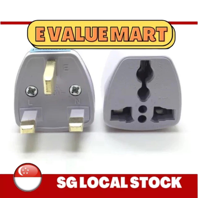 E Value Mart Wenbo Universal 3 Pin Plug Adaptor 2 Pin US EU CHINA Multi ...