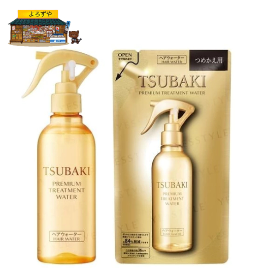 TSUBAKI Premium Repair Hair Water No Rinse Treatment (Bottle Spray and ...