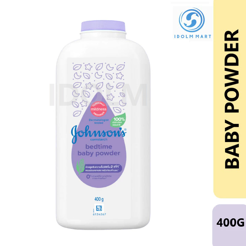 [ Bundle of 2 Bottles ] Johnson Cornstarch Bedtime Baby Powder 400g ...