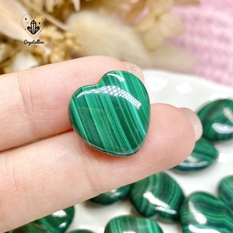SG CRYSTALS | Real Malachite Mini Heart (1.6cm diameter) | Shopee Singapore