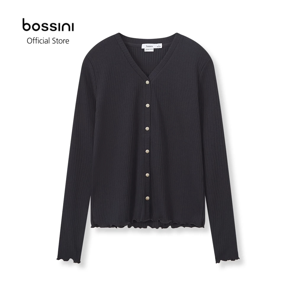 bossini Women's Ribbed Cardigan Sweater | Shopee Singapore