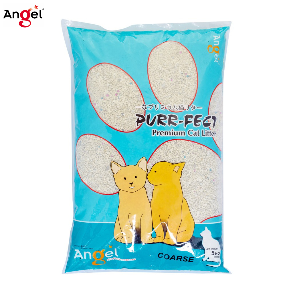 Angel Purrfect Coarse Cat Litter 5kg Bundle Package | Shopee Singapore