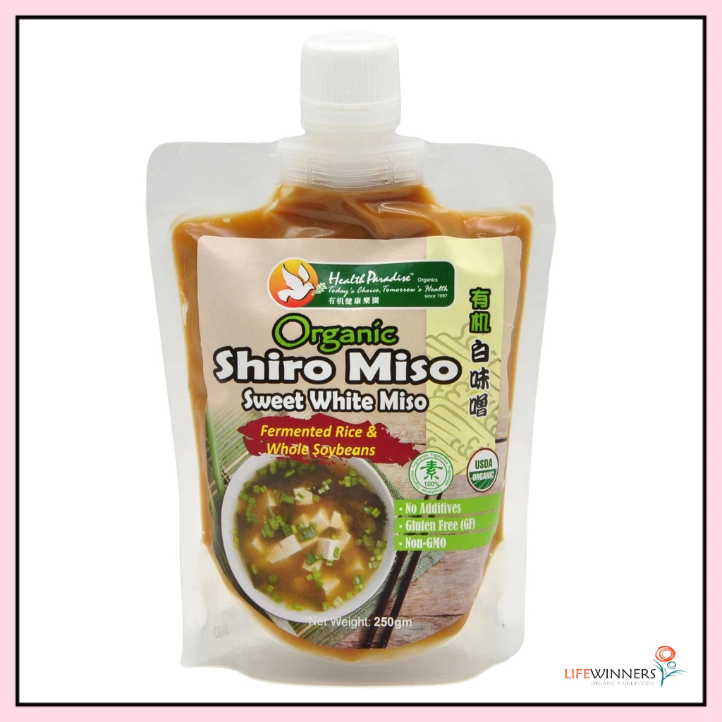 Health Paradise Organic Shiro Miso 250g (Exp: 01/03/2026) | Shopee ...