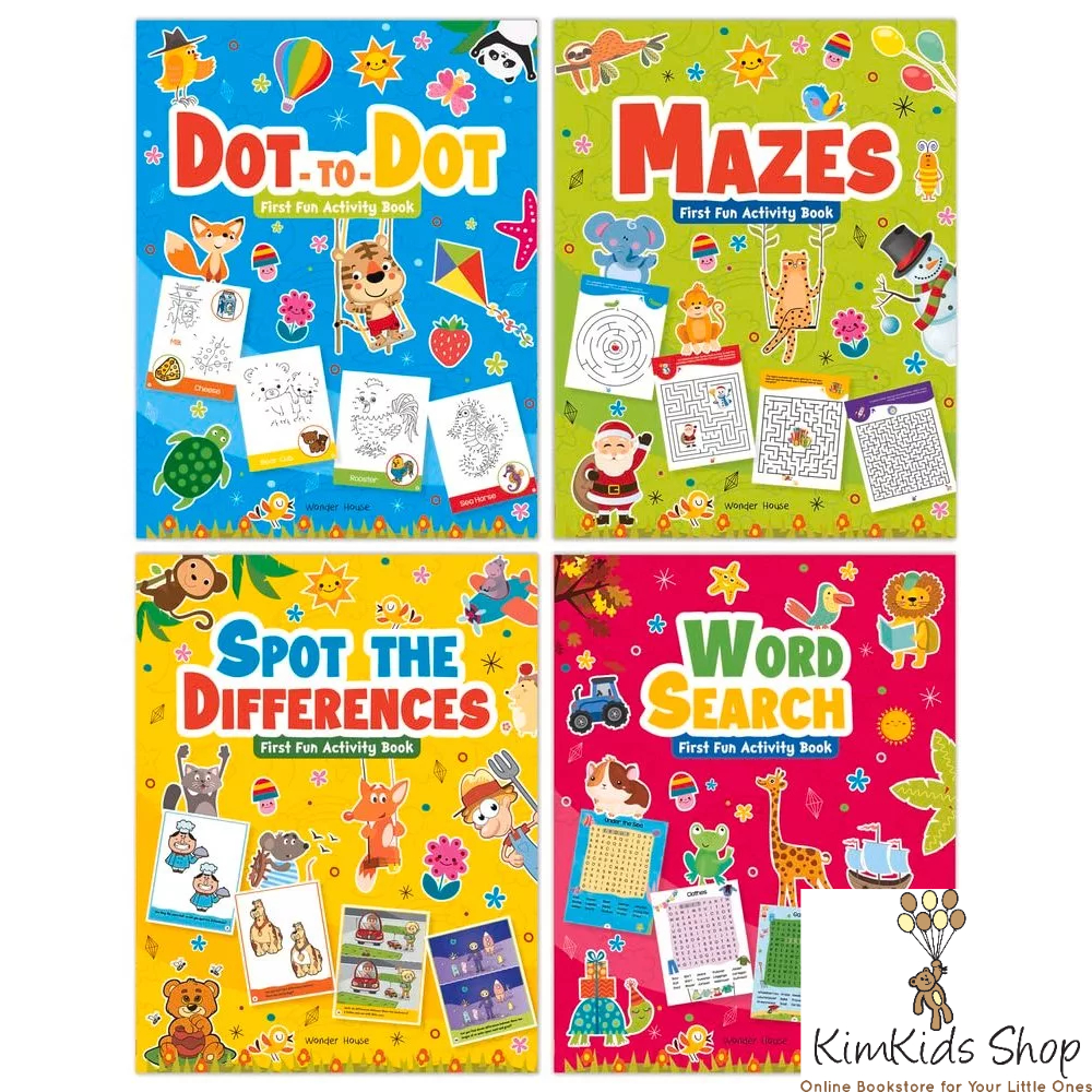 [NEW] My First Fun Activity: Spot Difference, Mazes, Word Search & Dot ...