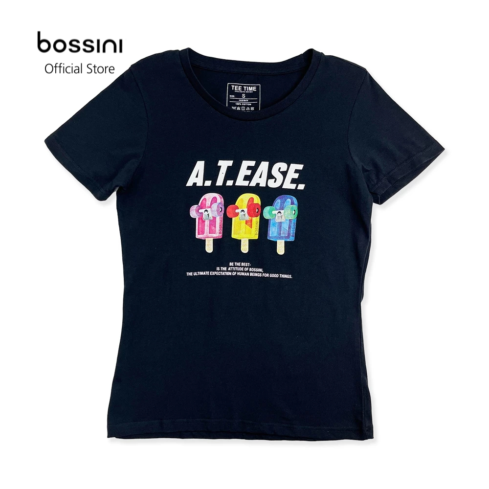 bossini Women's Slim Fit Graphic T-Shirt - Popsicle | Shopee Singapore