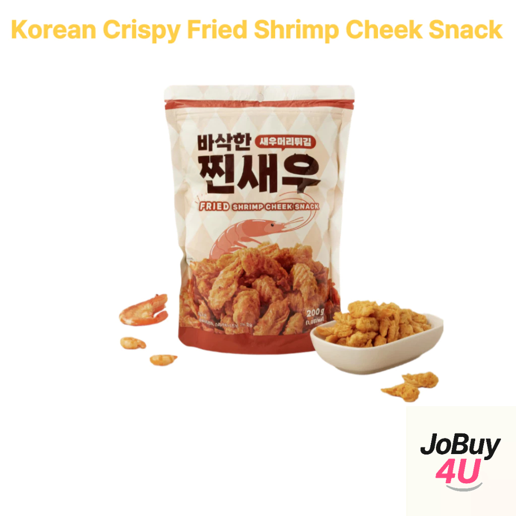 Korean Crispy Fried Shrimp Cheek Snack 200g | Shrimp Snack | Korean ...