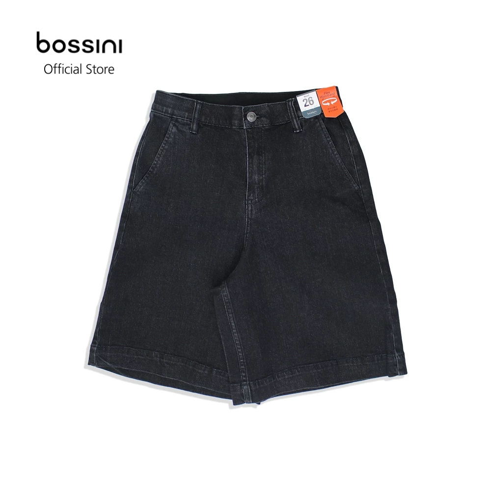 bossini Women's REPREVE Denim Bermuda Shorts - 360 flexible Waistband ...