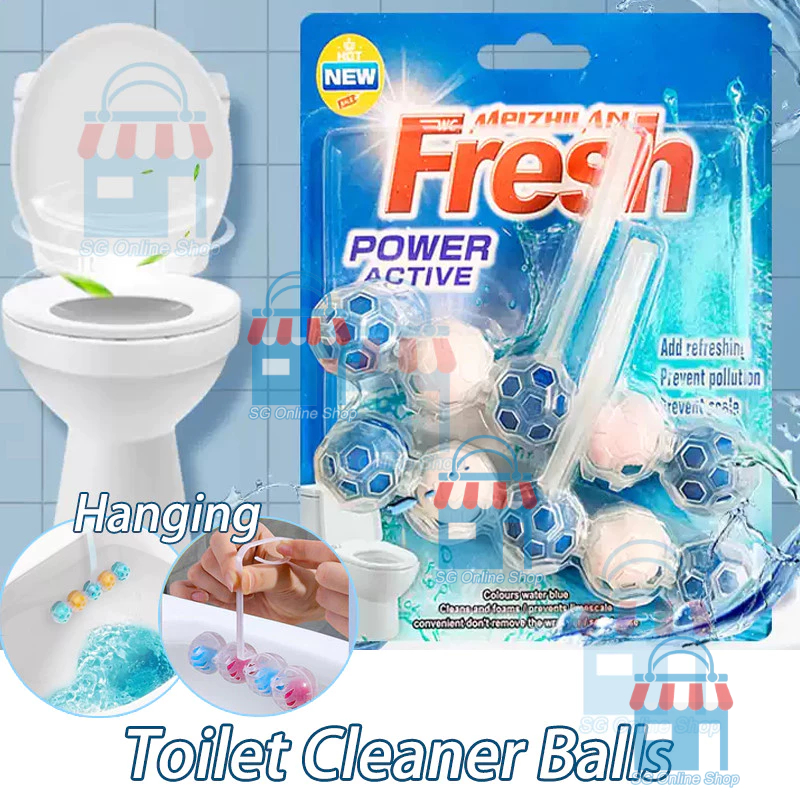 2025 Newest Hanging Toilet Deodorant Ball Automatic Cleaning Ball 4 in ...