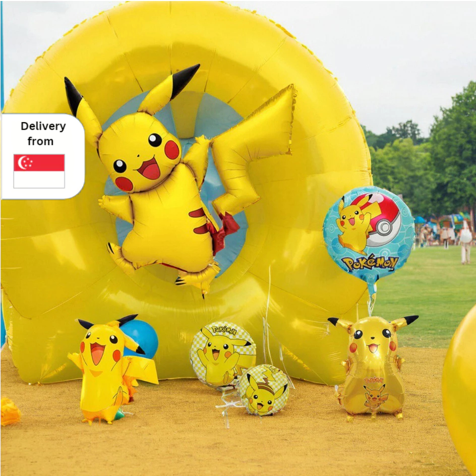 Pokemon Balloon Party Decoration Set Up Balloons Garland Pikachu ...