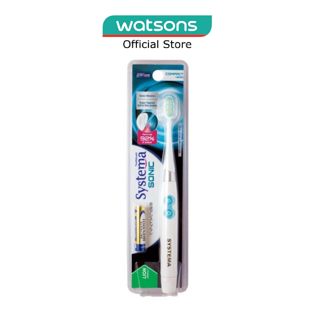 SYSTEMA Sonic Toothbrush 1s (Colours Given at Random) | Shopee Singapore