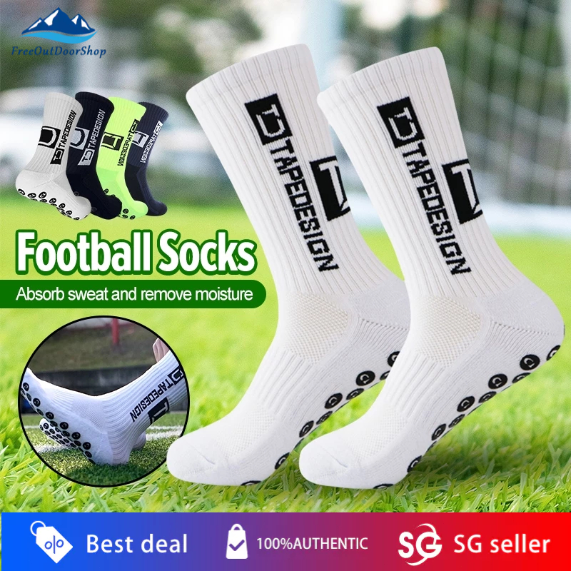 【SG Stock】Freeoutdoor New Football Socks Men Women Non-slip Sports ...