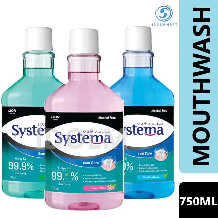 [ Bundle of 2 Bottles ] Systema Gum Care Mouthwash 750ml | Shopee Singapore