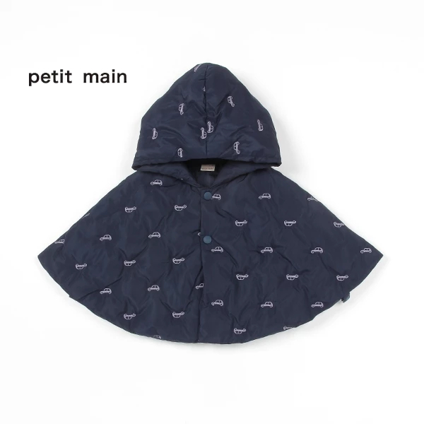 petit main Official Store BOYS Motif Embroidered Quilt Cape 【Direct ...