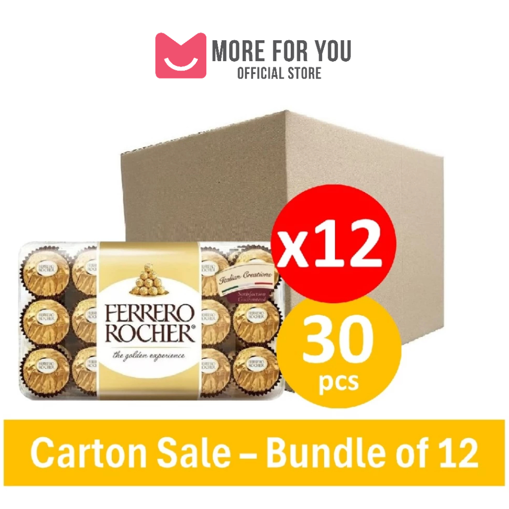 💕MORE FOR YOU💕Ferrero Rocher Chocolate T30 375g (12 boxes x 30pcs ...