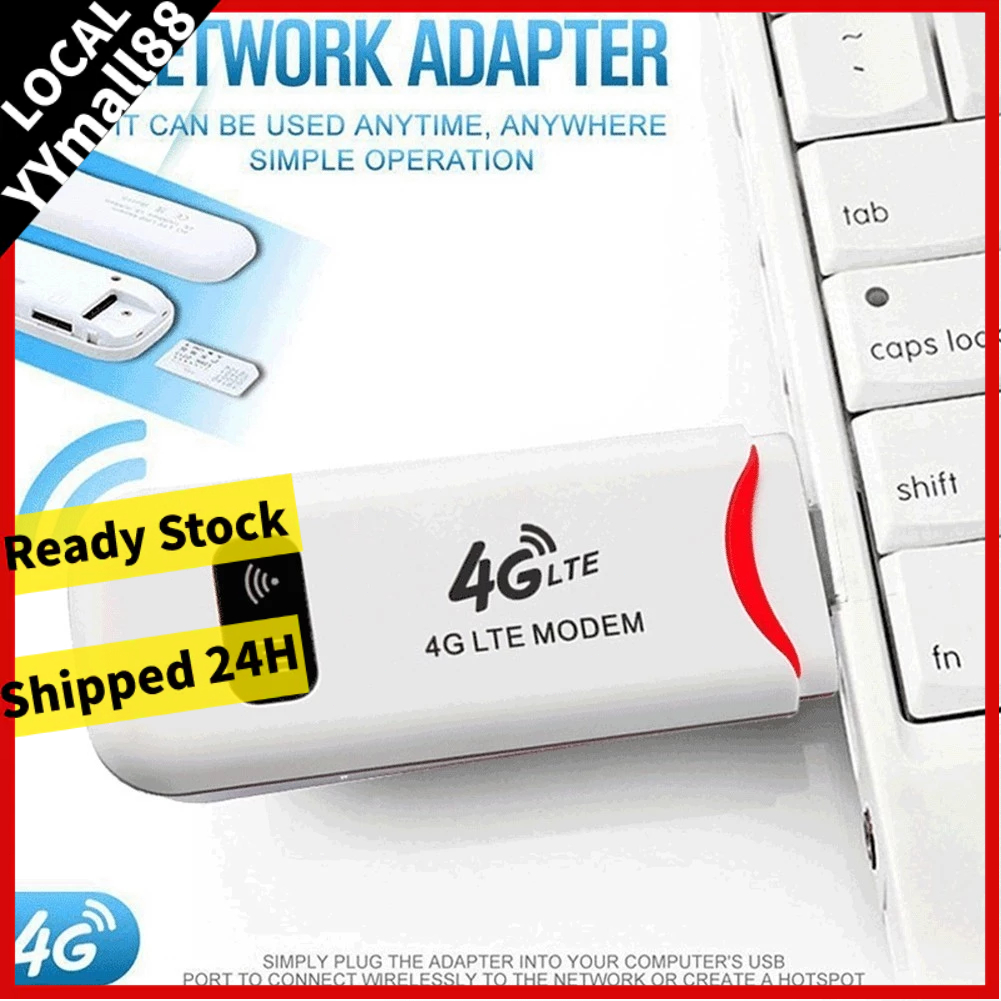 4G LTE Wireless Router USB Dongle 150Mbps Modem Mobile Broadband Sim ...