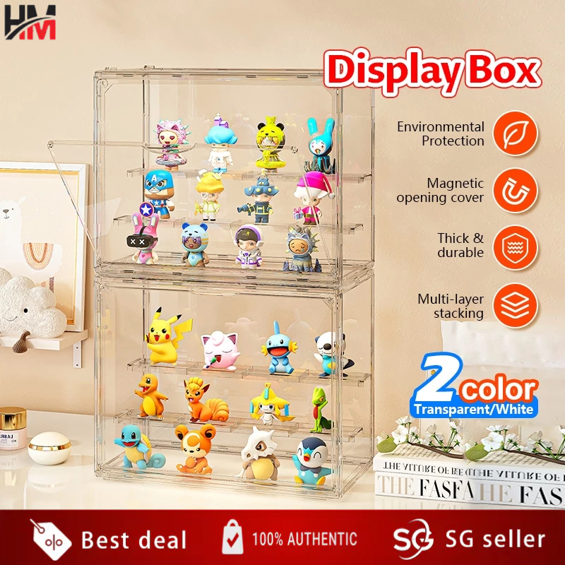 【HM】SG STOCK Acrylic Popmart Display Box Figurine Display Case ...