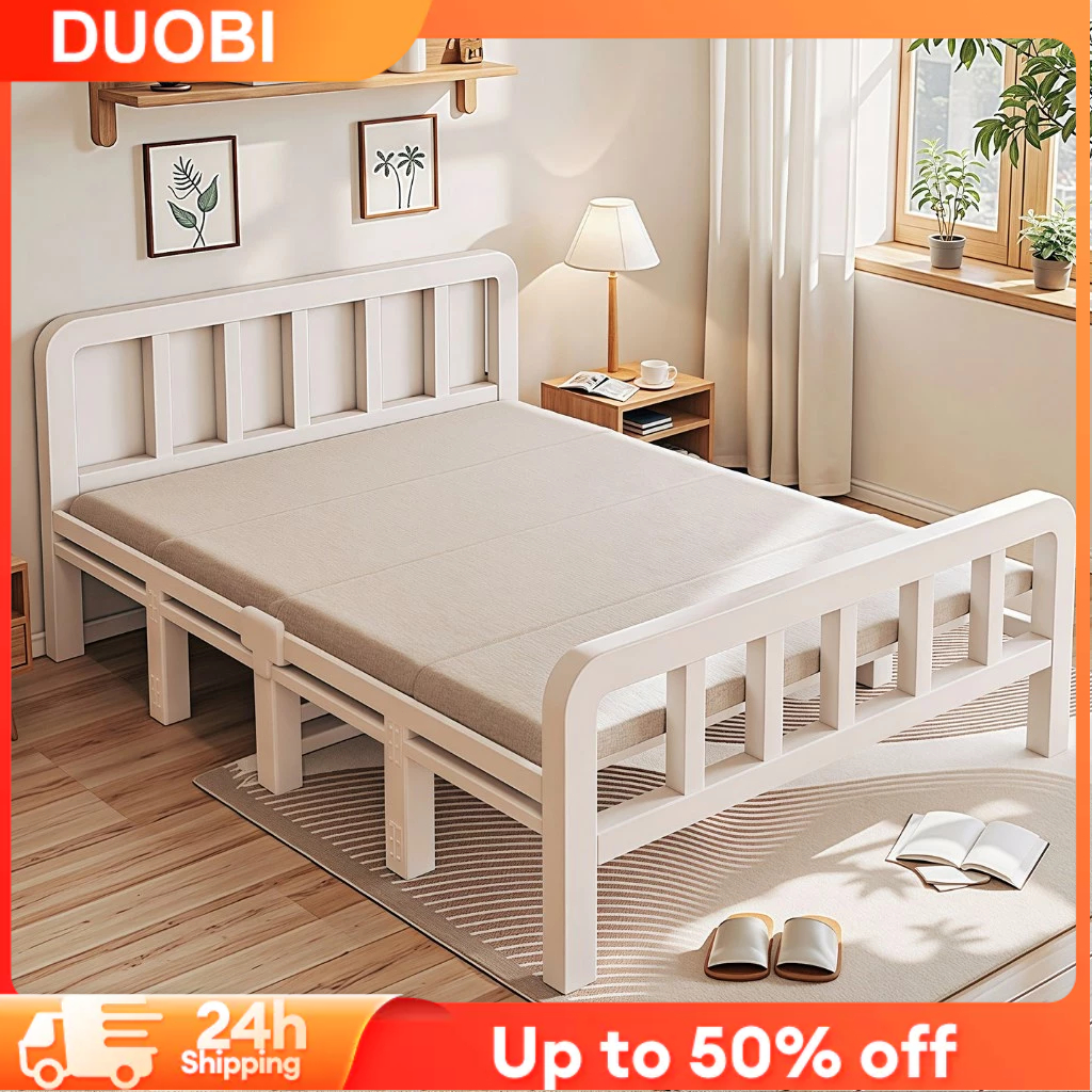 Simple Folding bed for lunch break Foldable Single Sofa Bed Portable ...