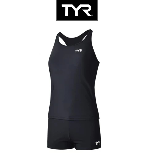 TYR Solid Racerback W/ Boyshorts(2 Piece Swimwear) | Shopee Singapore