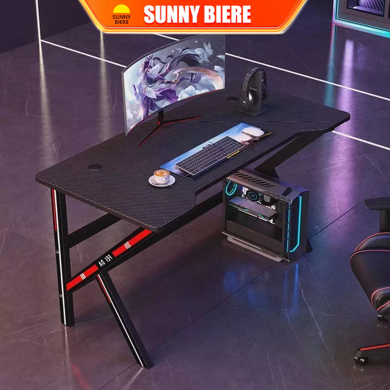 SNB 140/120/100cm Gaming Table Computer Desk Bedroom Home Office Table ...