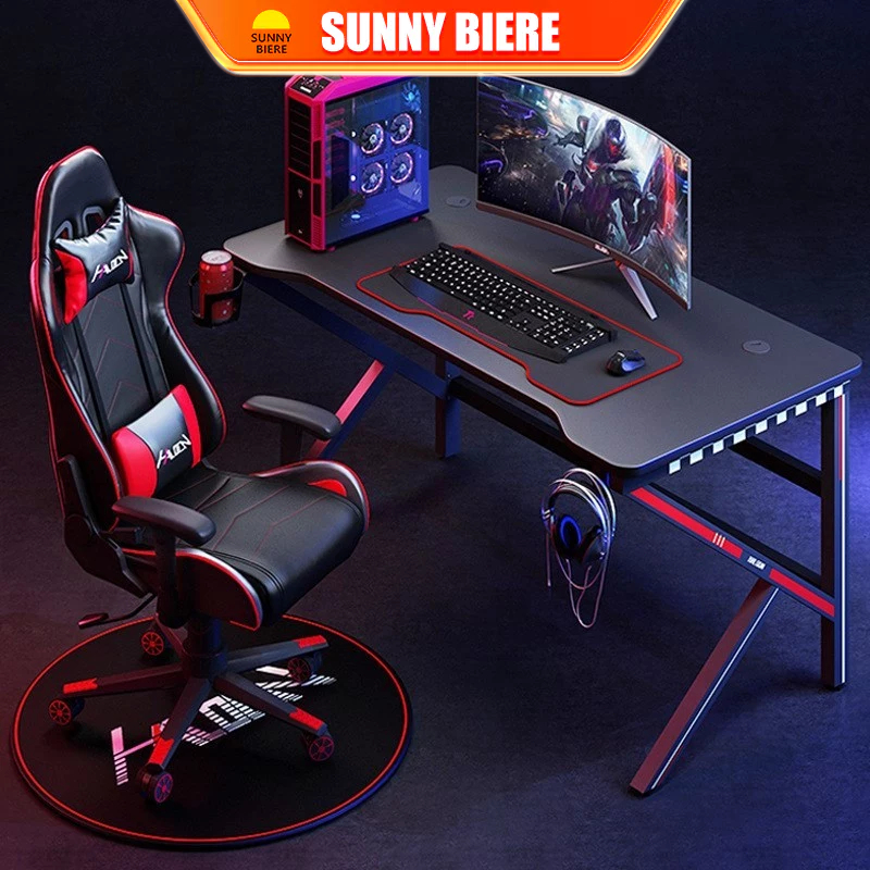 SNB Gaming Computer Table Home Office Table Study Table PC Table Black ...
