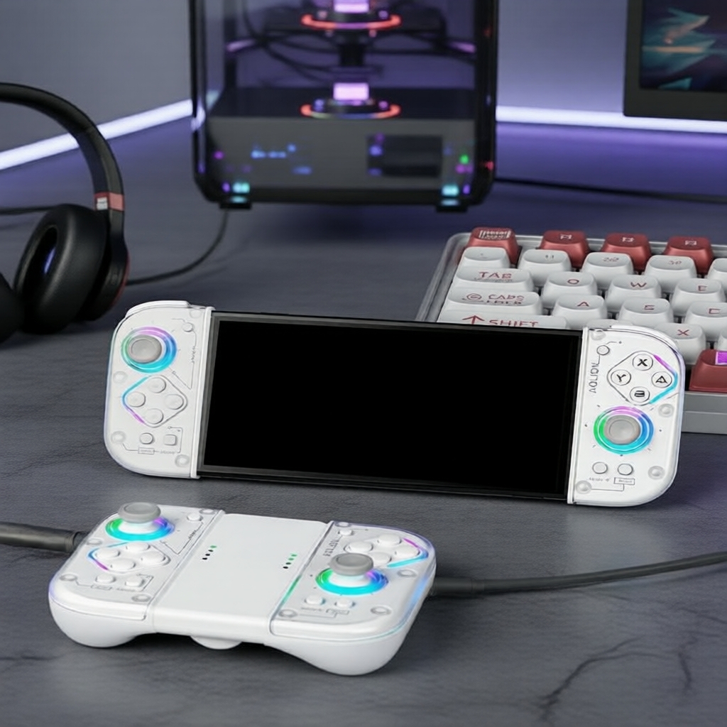 Aolion J20 Wireless Knight Joystick RGB Motion Hall Gamepad For ...