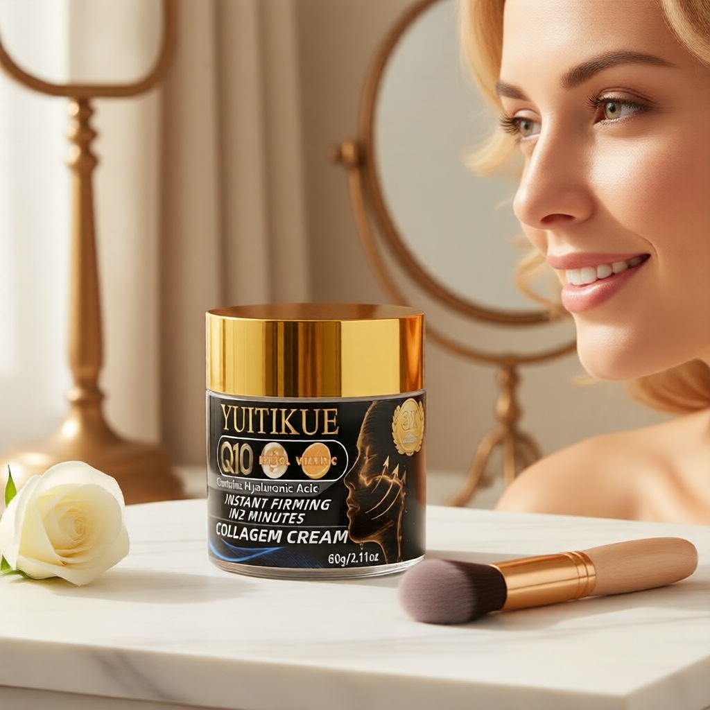 Anti-Aging Face Cream, Vitamin C Brightening, Hyaluronic Acid Hydration ...