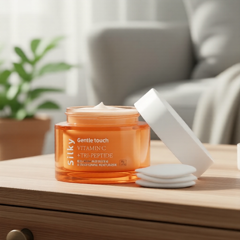 Daily Tri-Peptide & Vitamin C Face Cream – Brightens & Hydrates for ...