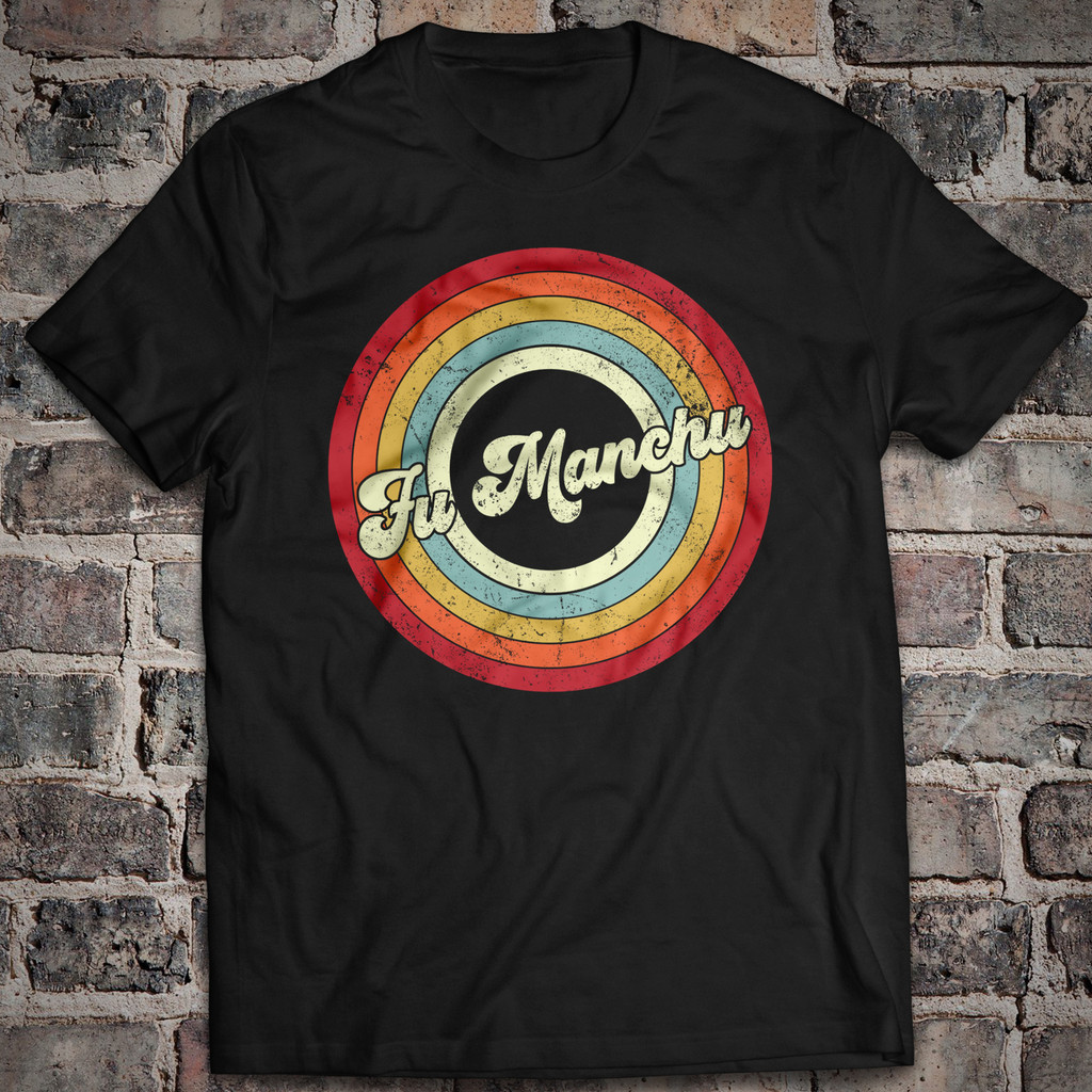 Fu Manchu T-Shirt The Action Is Go King Of The Road Godzilla'S/Eatin ...