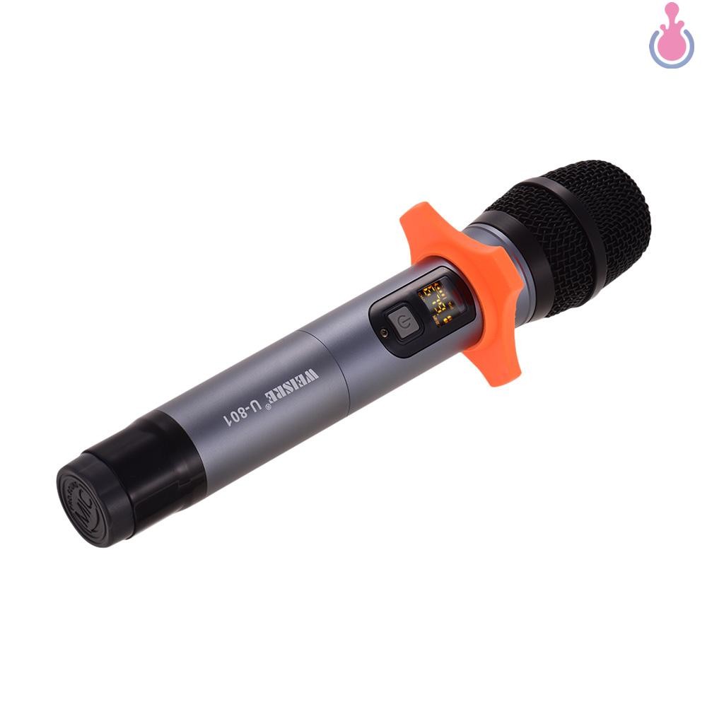 UHF Handheld Wireless Microphone Mic with Mini Receiver 50 Channels for ...