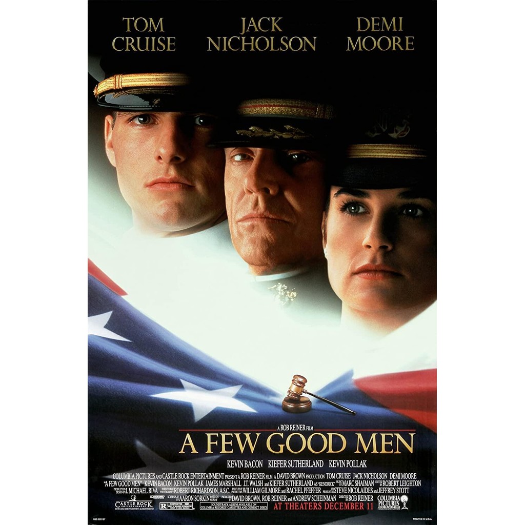a Few Good Men Movie Poster Tom Cruise Jack Nicholson Demi Moore Drama X | Shopee Singapore