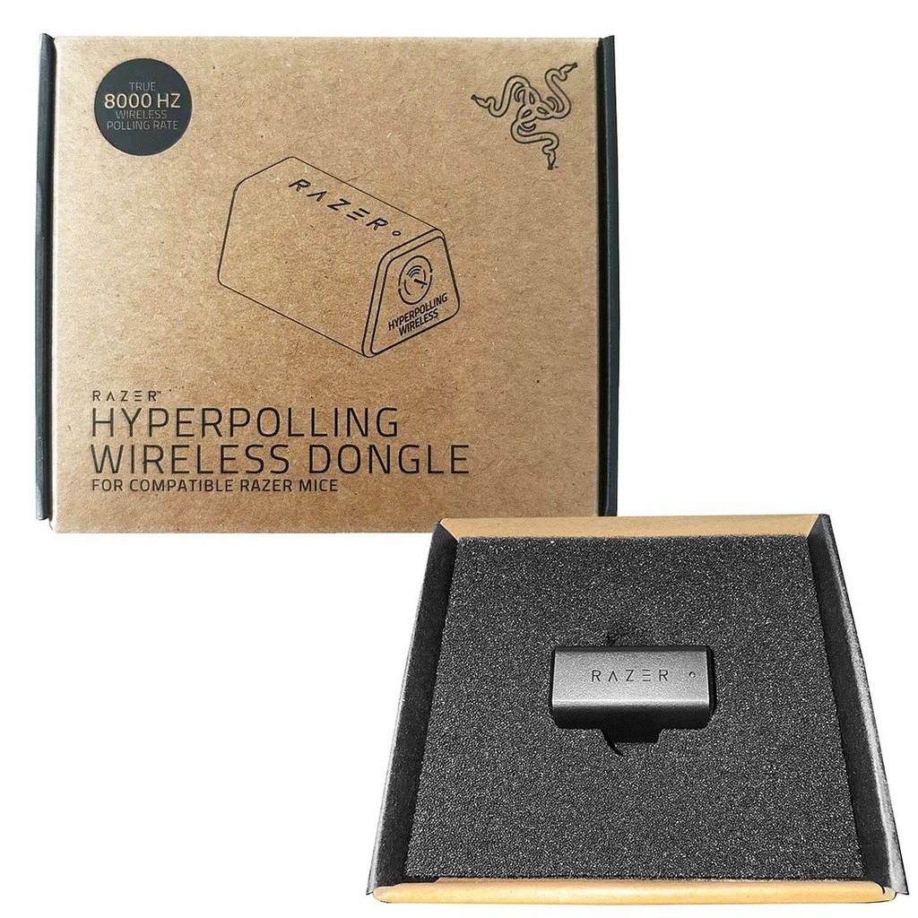 Razer 8k HyperPolling Wireless Dongle (Black) - True 8000 Hz, for Razer ...