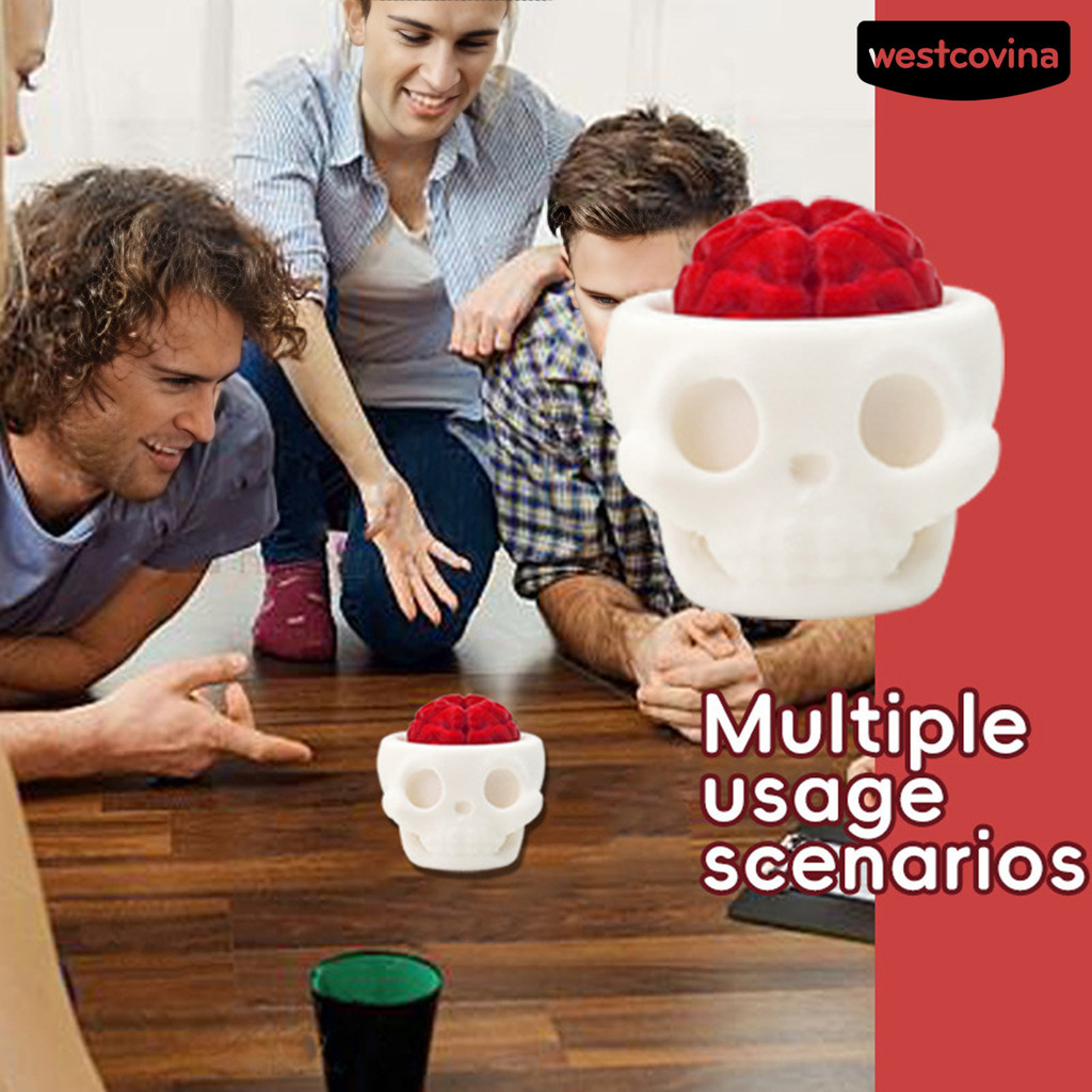 Westcovina Skull Keyboard Fidget Toy 3D Printed Keyboard Clicker Skull ...