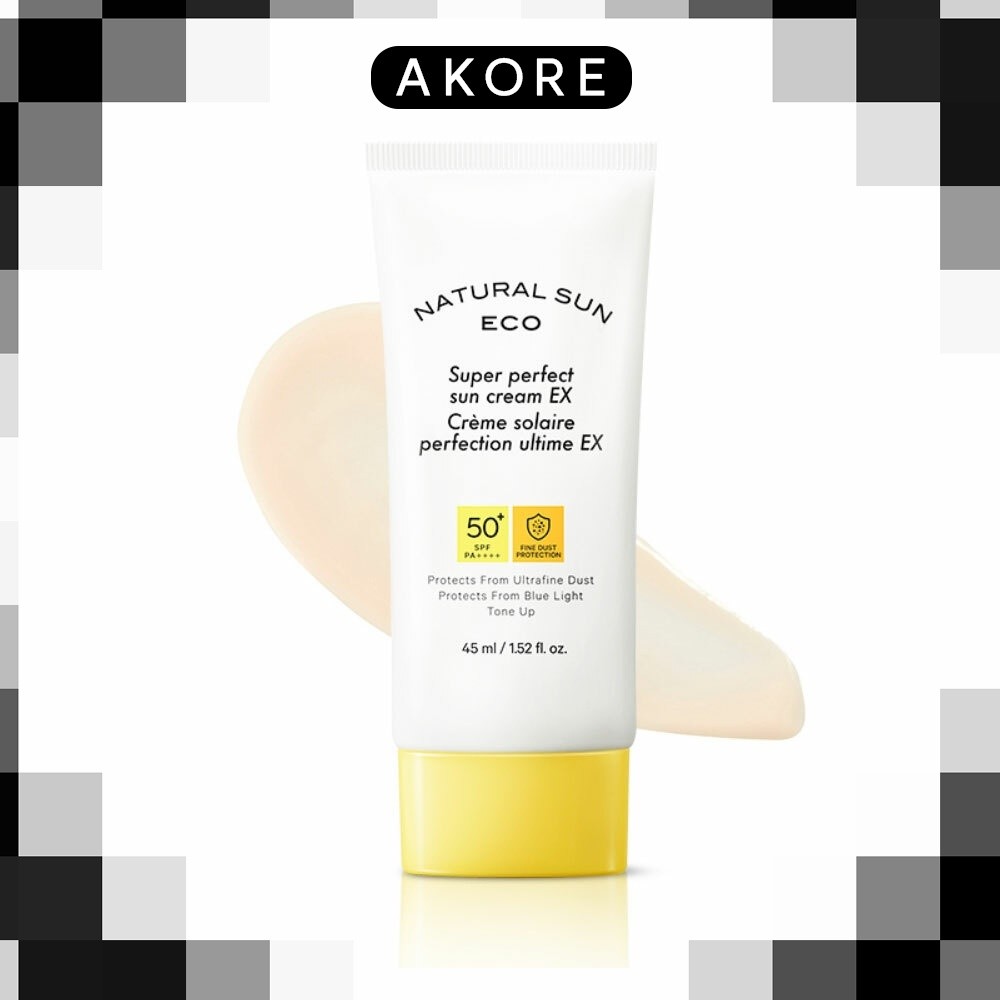 THE FACE SHOP Natural Sun Eco Super Sunscreen SPF50+ 45ml | Shopee ...