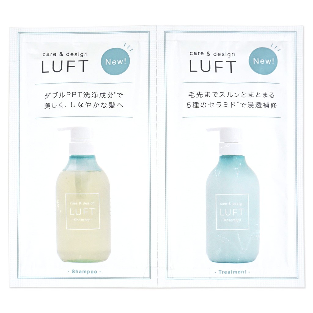 LUFT shampoo and treatment trial set (Direct from Japan) | Shopee Singapore