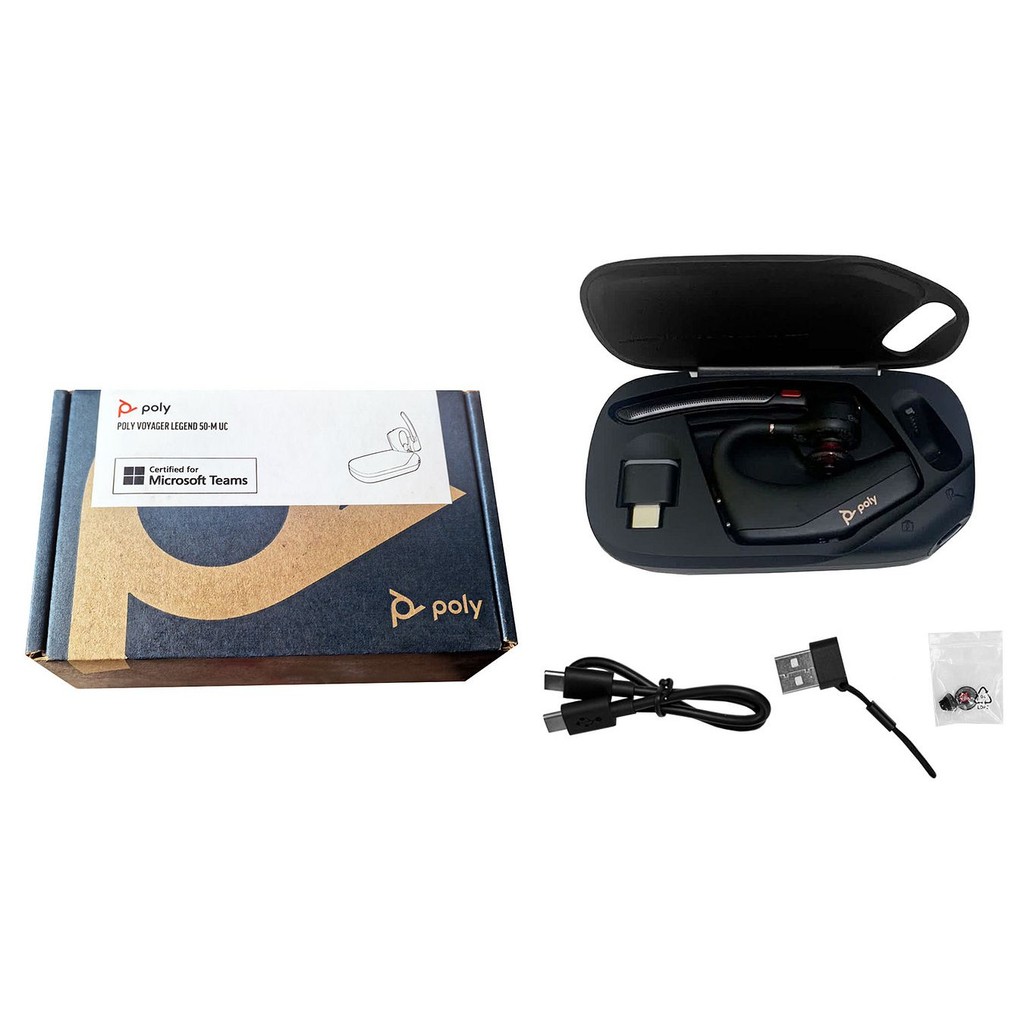 Poly Voyager Legend 50-M UC Bluetooth Mono Headset - Includes Charging ...