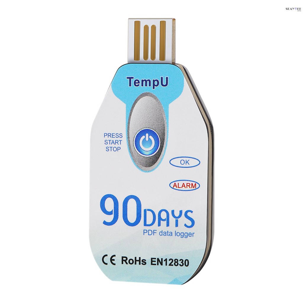 Temp009 Temperature Recorder USB PDF Disposable Temperature Data Logger ...